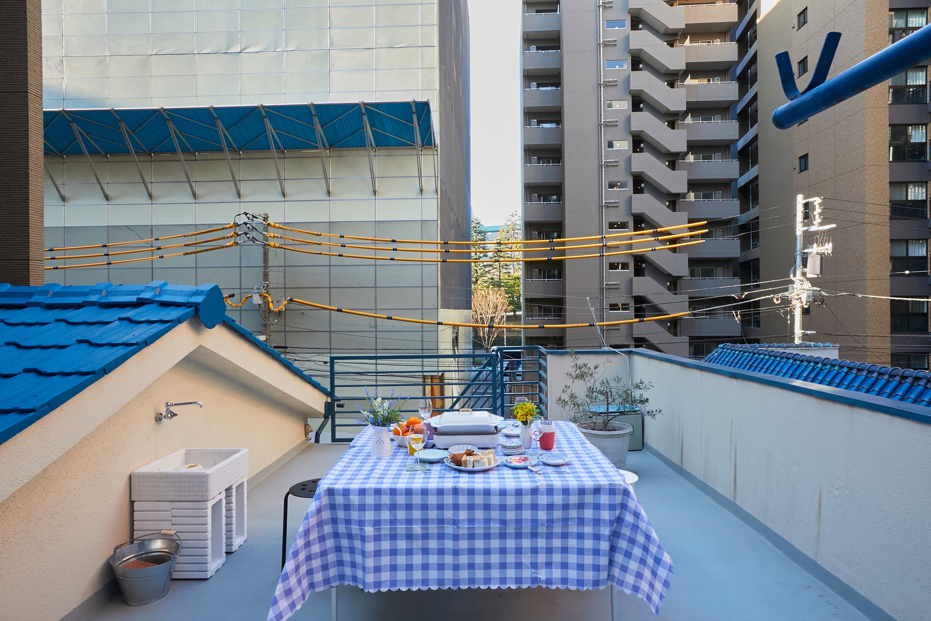 市谷 四ツ谷徒歩７分 ビルに囲まれた屋上スペース　撮影、パーティ、イベントなど の写真10