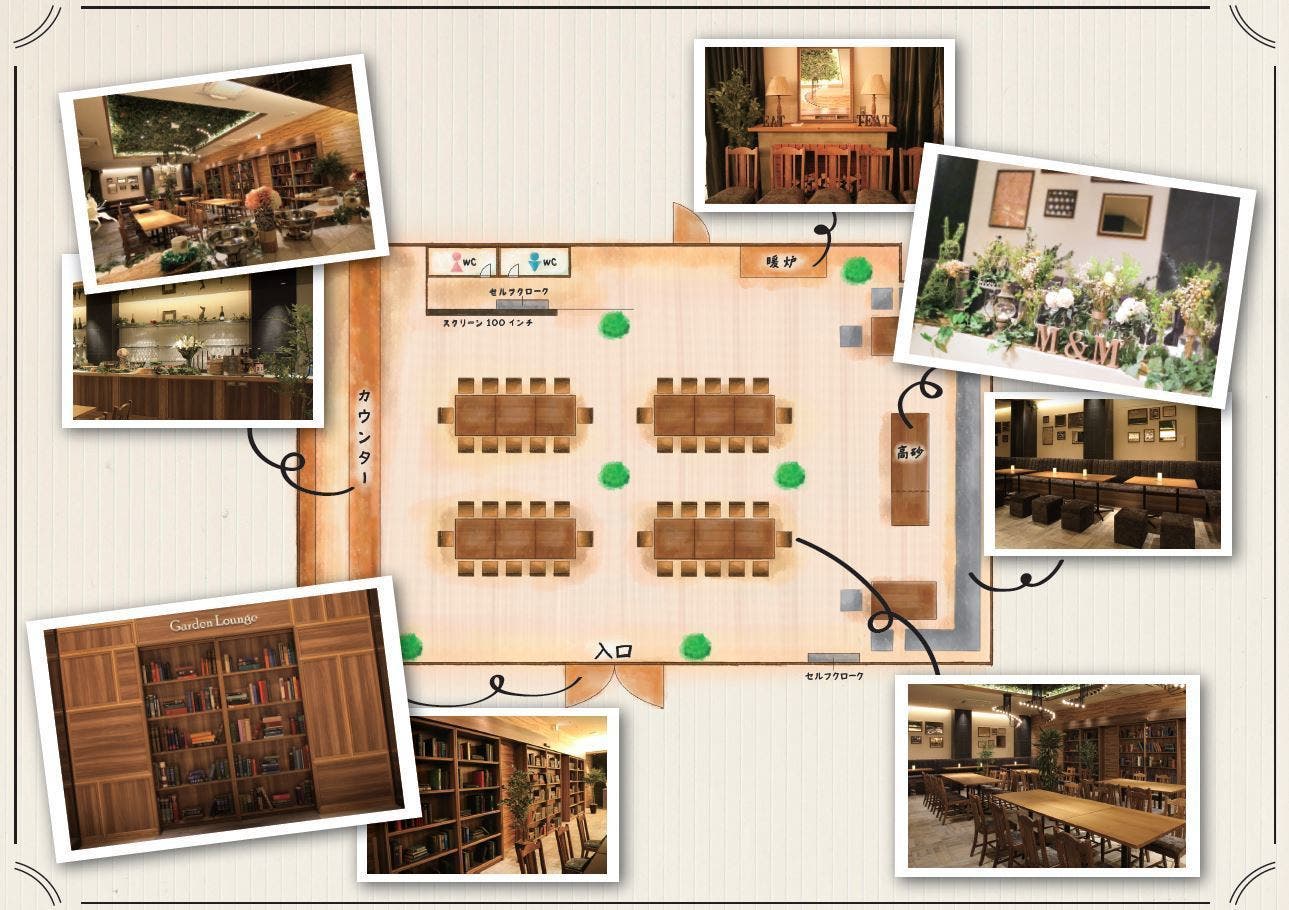 【南森町・天満】ガーデンラウンジ　駅から徒歩5分❗隠れ家🏠おしゃれ✨大人数OK❗️パーティー🌸撮影📸多用途の写真20