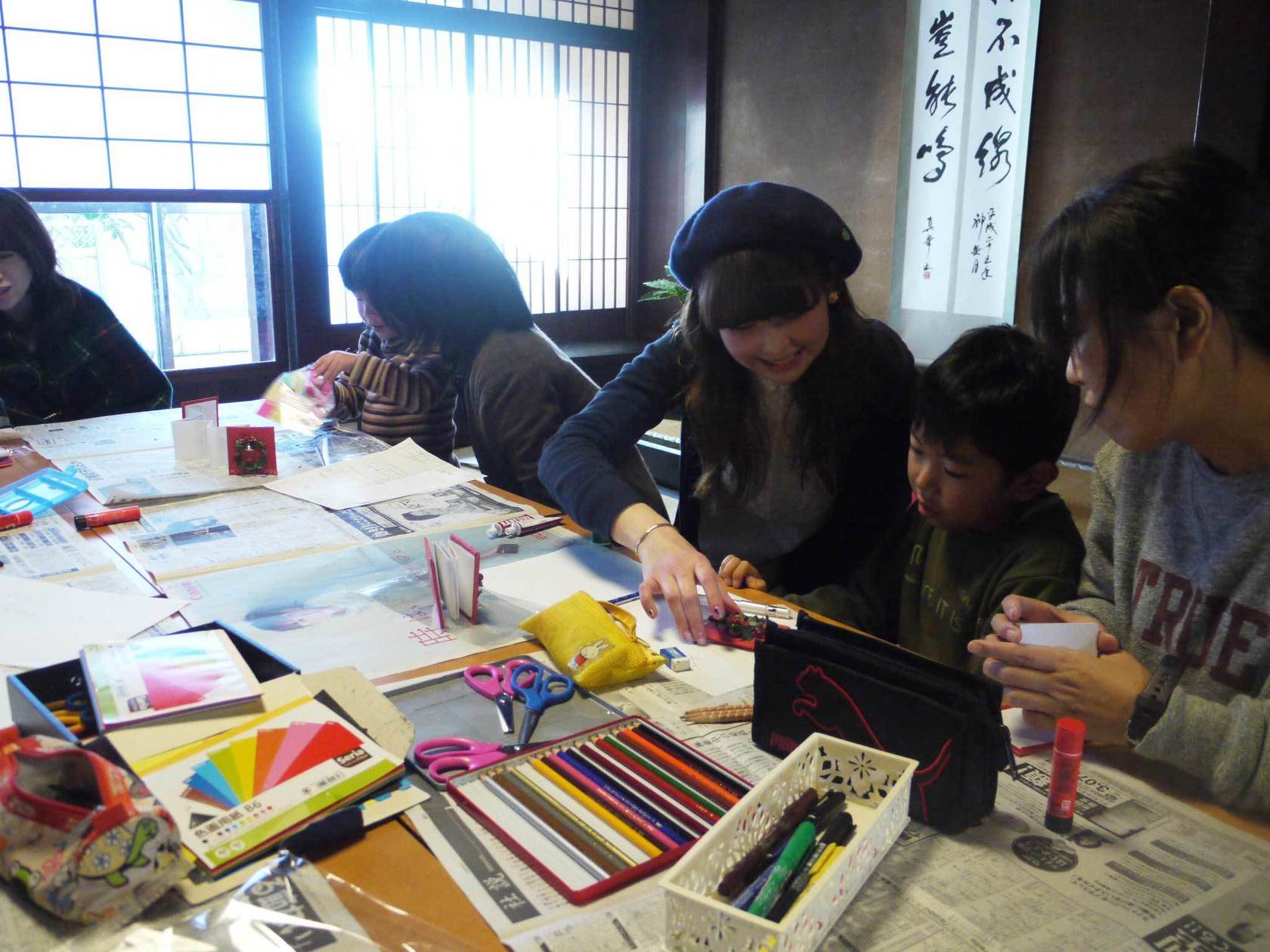 京間和室16畳。坪庭が美しい築200年の大型京町家ギャラリー「be京都」。イベント、講座、撮影などに！京都御所、同志社大近く。の写真15