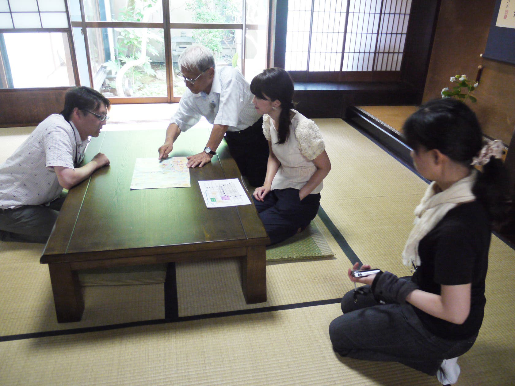 京間和室16畳。坪庭が美しい築200年の大型京町家ギャラリー「be京都」。イベント、講座、撮影などに！京都御所、同志社大近く。の写真9