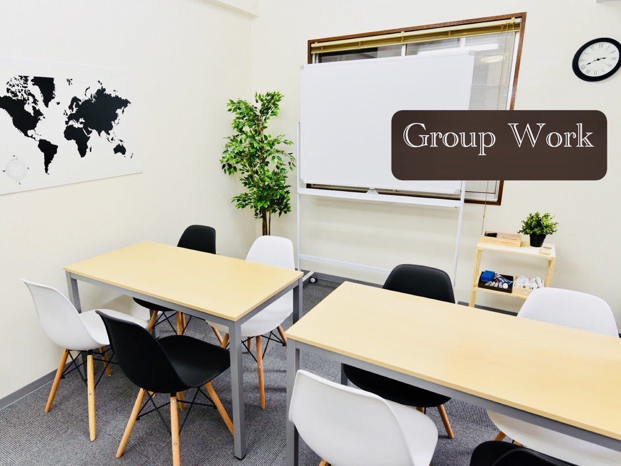 〈エキチカ会議室ナチュラル〉名古屋駅徒歩２分/明るく快適な空間/プロジェクター無料/14名収容の写真4