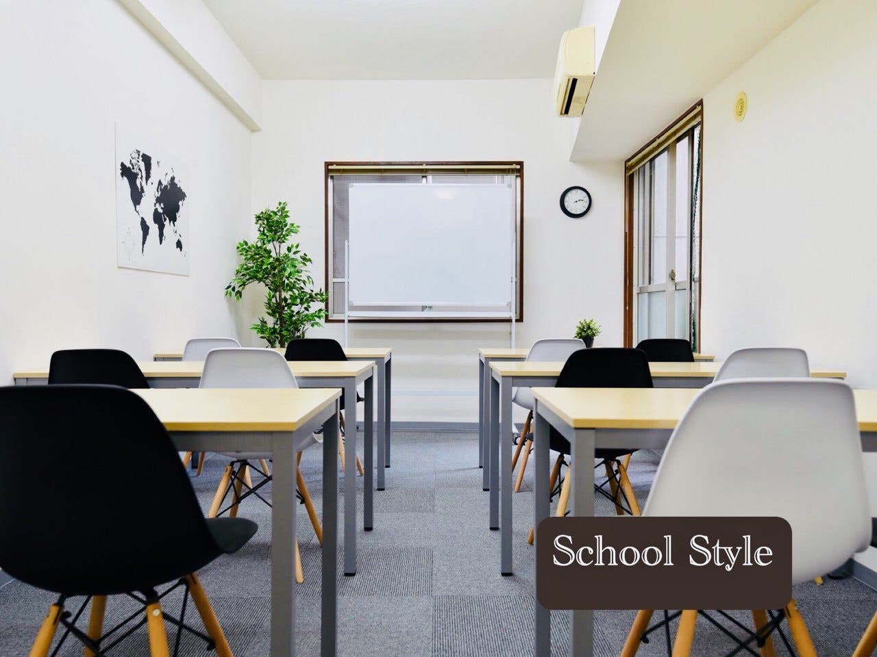 〈エキチカ会議室ナチュラル〉名古屋駅徒歩２分/明るく快適な空間/プロジェクター無料/14名収容の写真3