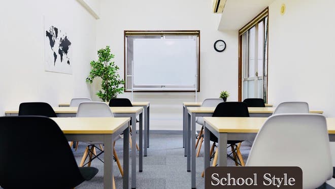 〈エキチカ会議室ナチュラル〉名古屋駅徒歩2分/明るく快適な空間/プロジェクター無料/14名収容の写真3