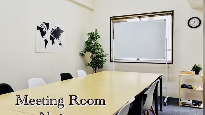 〈エキチカ会議室ナチュラル〉名古屋駅徒歩2分/明るく快適な空間/プロジェクター無料/14名収容の写真1