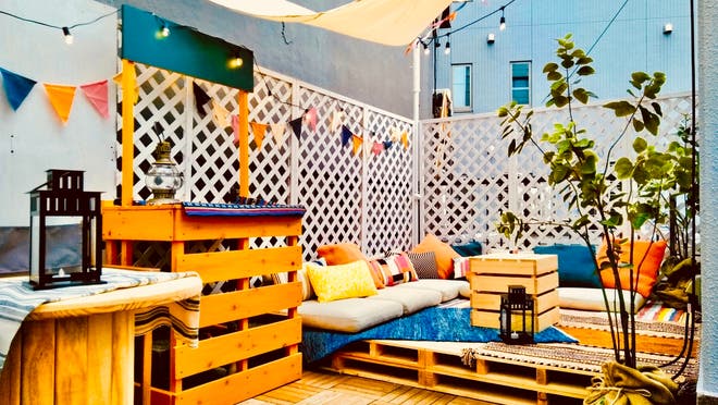 【グランピング風ルーフトップ♡手ぶらでBBQパーティー】外苑前・表参道♡南青山のルーフトップを貸切♡の写真1