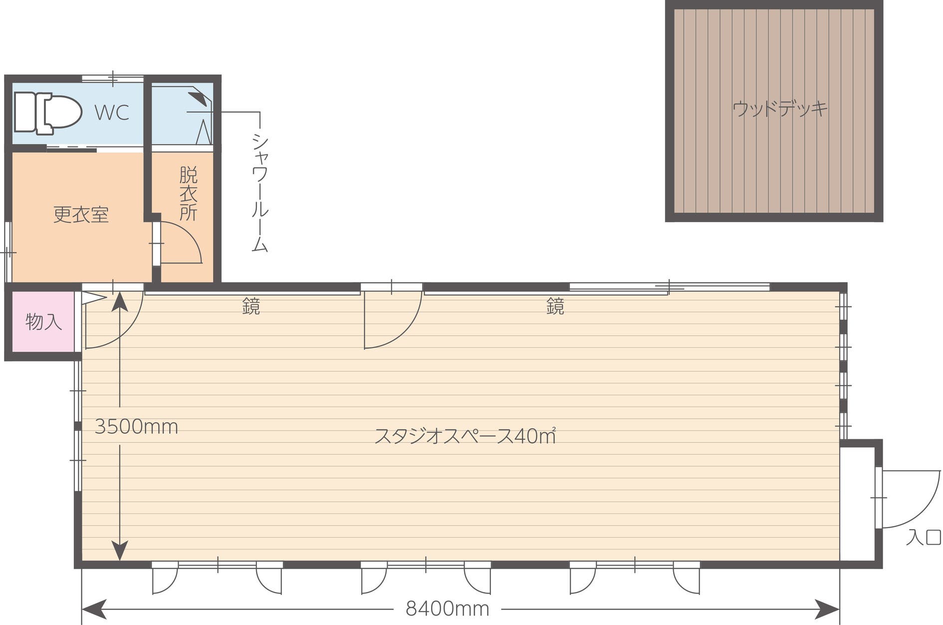 【東林間徒歩12分】オールタイム1000円！ダンスができるレンタルスタジオ！!の写真8