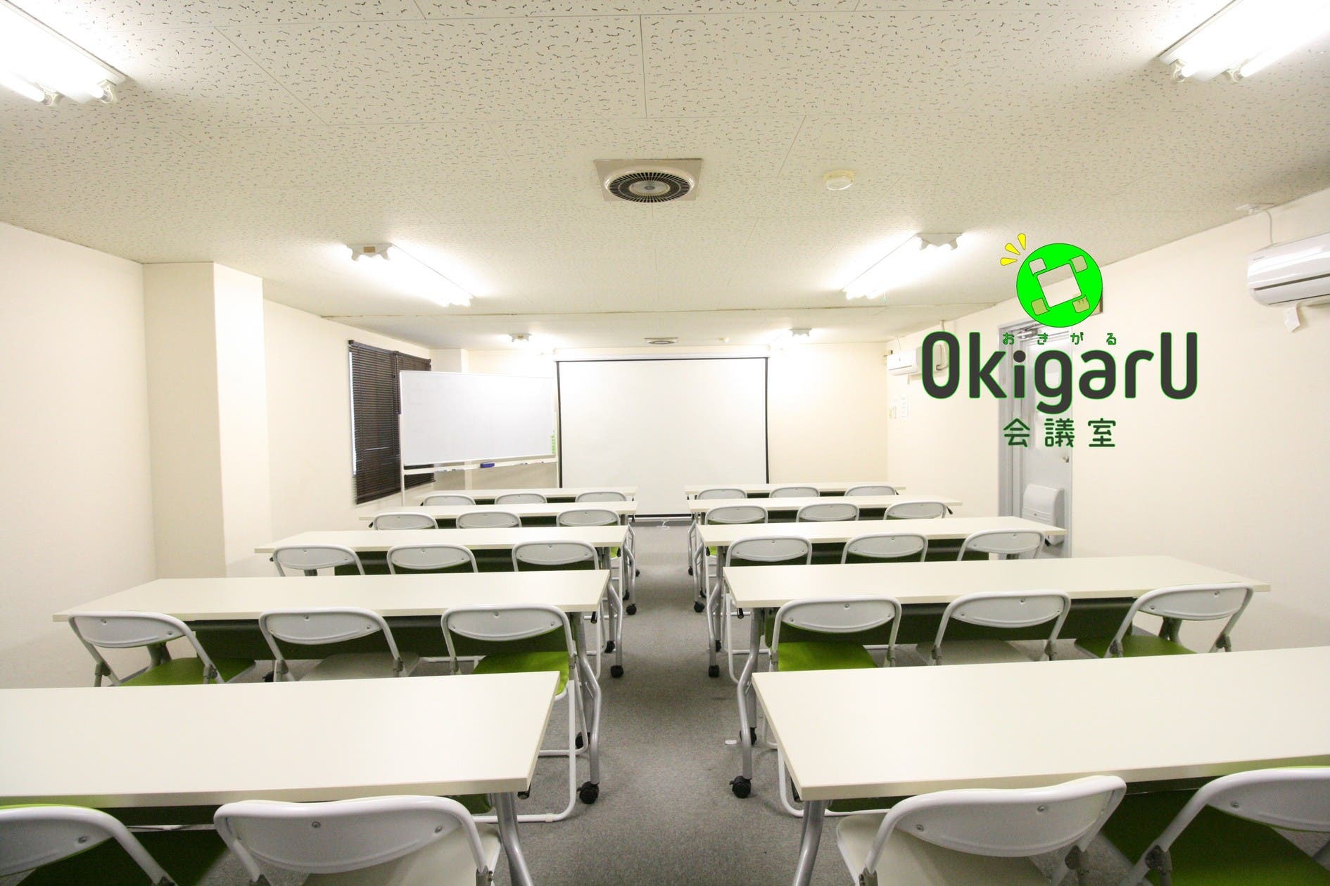 🎯堺筋本町3分🎯演台＆マイク完備/42人収容/深夜早朝24時間営業◆お気軽会議室堺筋本町◆の写真2