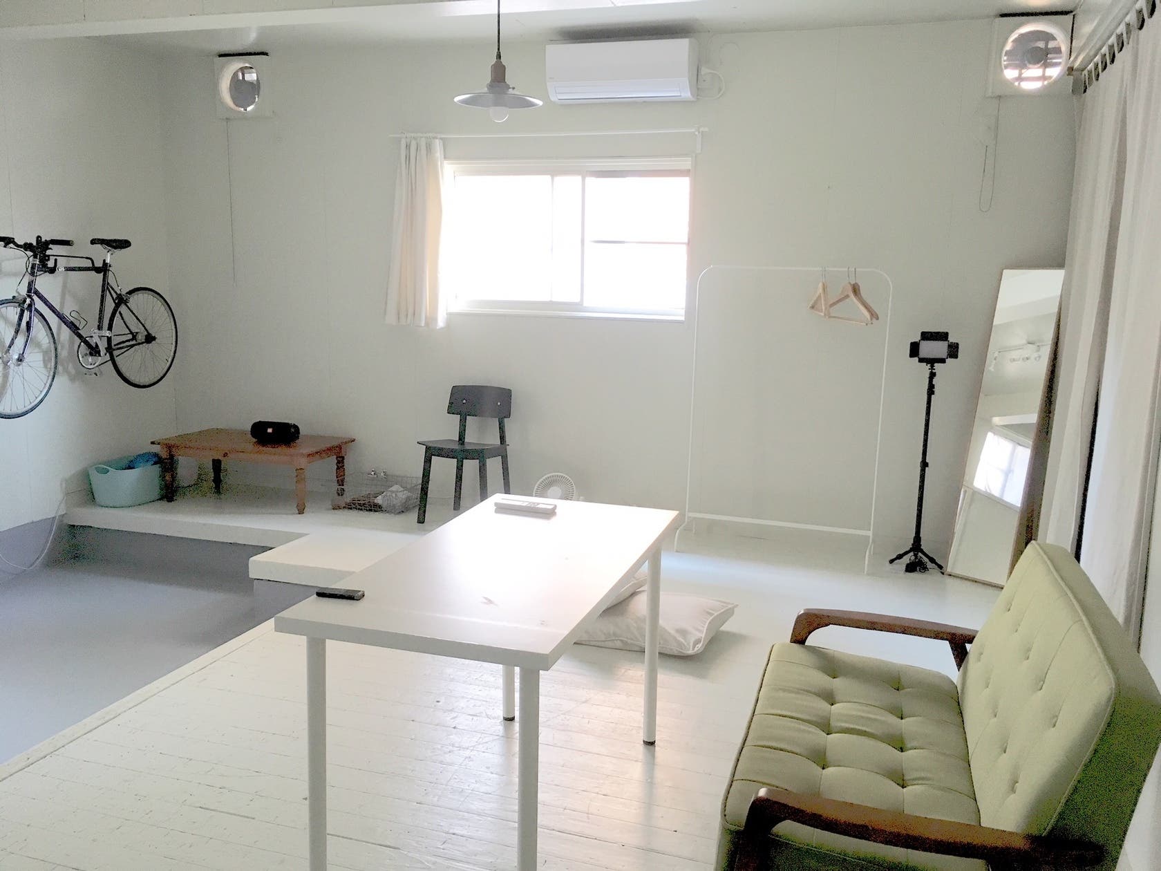 【シロハコスペース/JR金町】天井の高い広々まっ白スペース/写真撮影/水元公園徒歩5分/昭和レトロの写真6