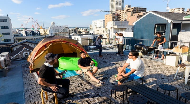 福岡・大濠公園駅徒歩3分【屋上で造船場が眺める】Roof Top Garden【リノベエステイト】
