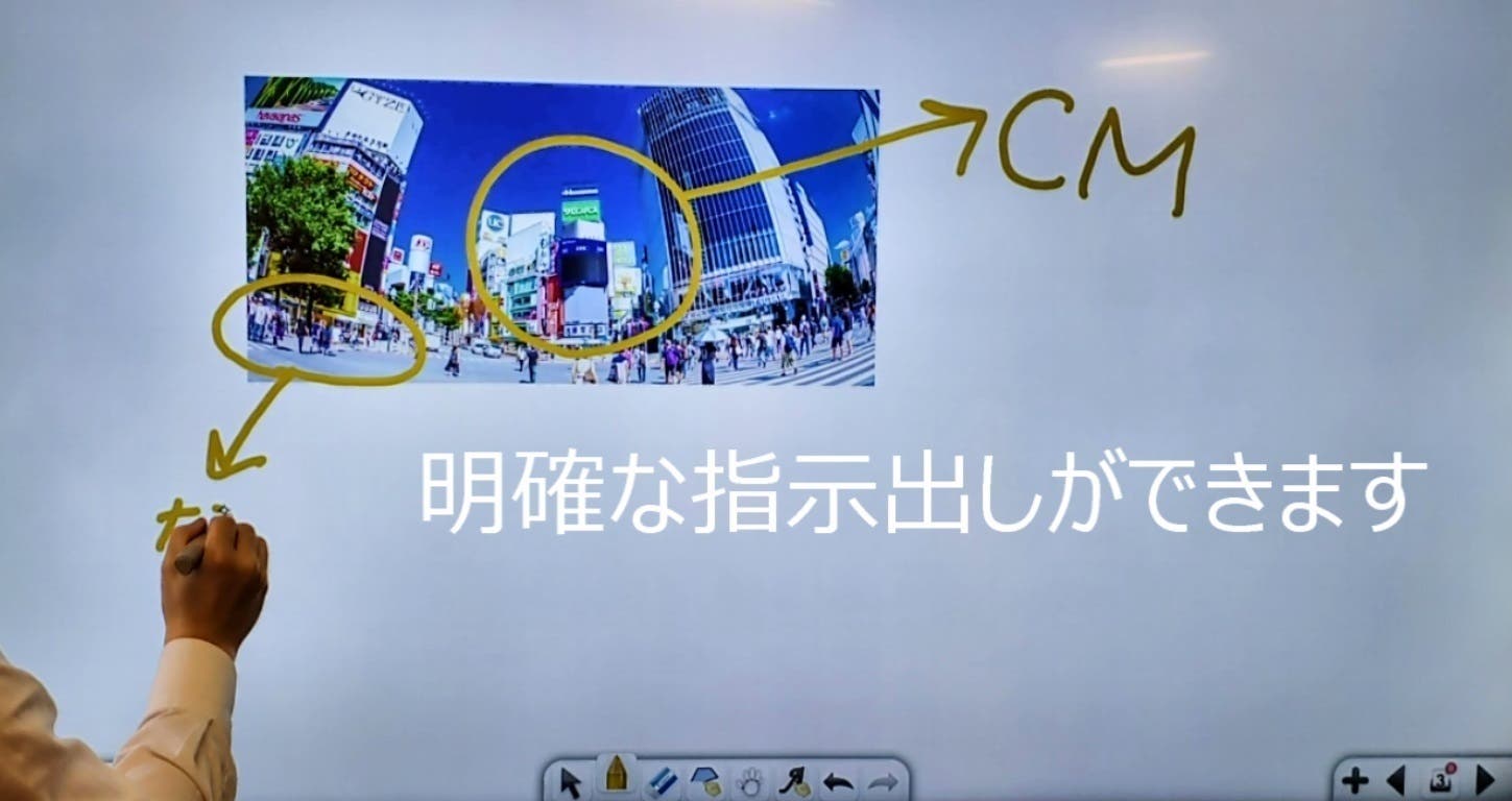 65インチモニターとして使える４K画質のデジタルホワイトボード　モニターとしても使えるANSHI TOUCHの画像1