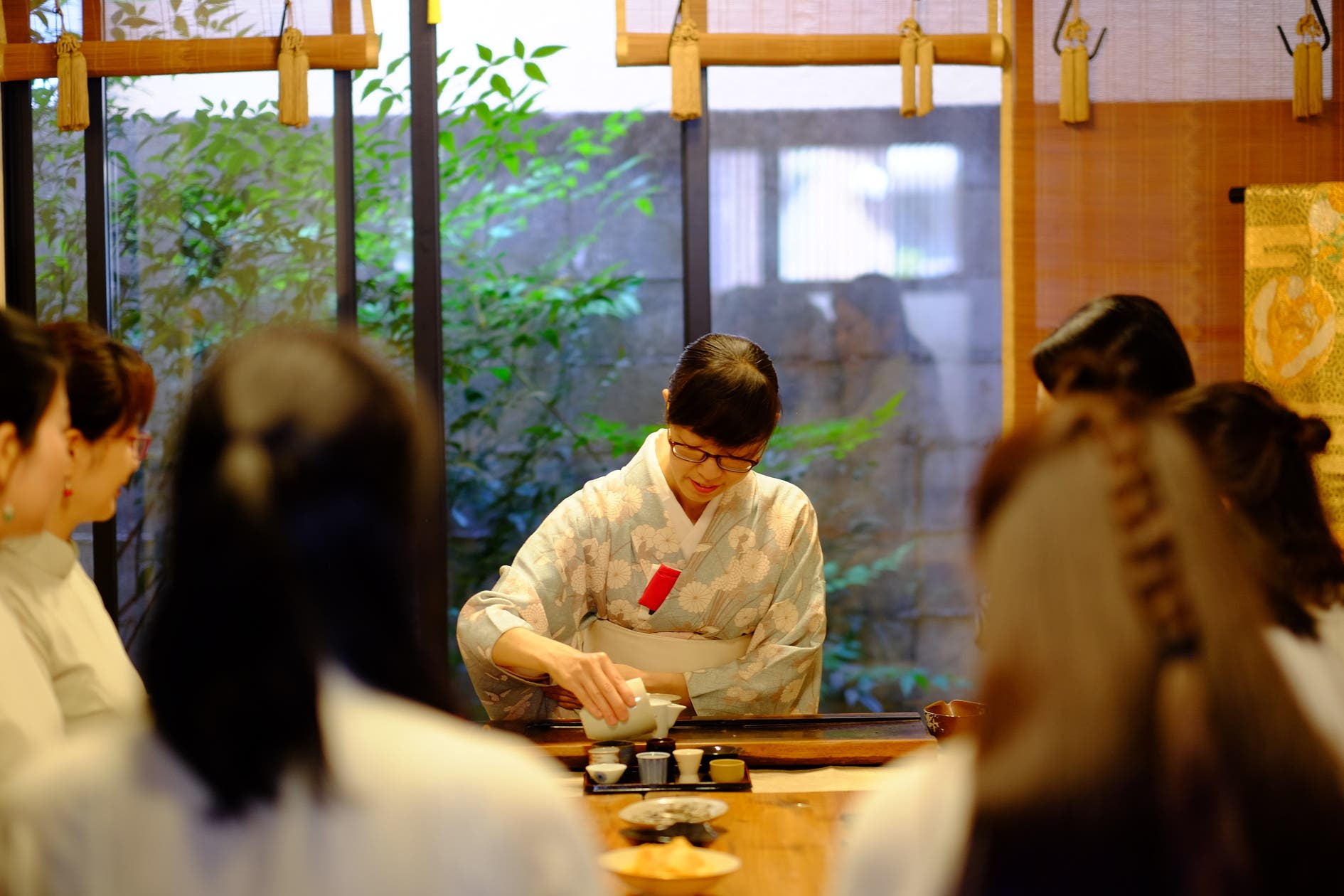 お茶が飲める二階建て京町家風スペースの写真3
