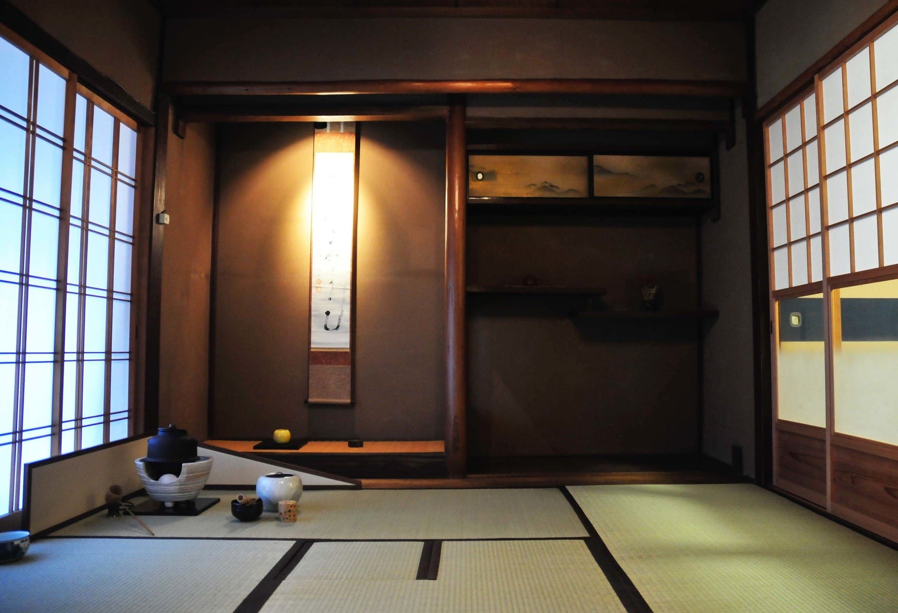 お茶が飲める二階建て京町家風スペースの写真4