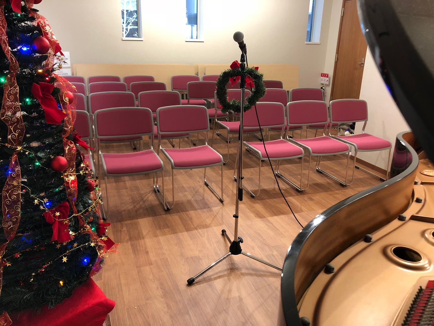 福岡市中央区の音楽スタジオ！グランドピアノ・グランドハープ・エレクトーン設置！練習・ミニコンサートに！の写真9