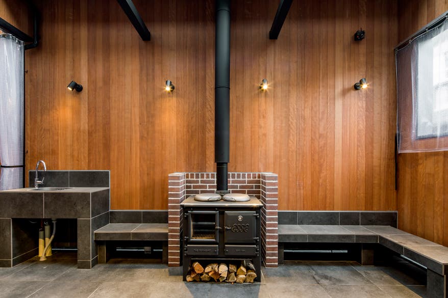 薪ストーブ・キッチン・生ビールサーバー付　ゲストハウスなごのや別館ラウンジの写真6