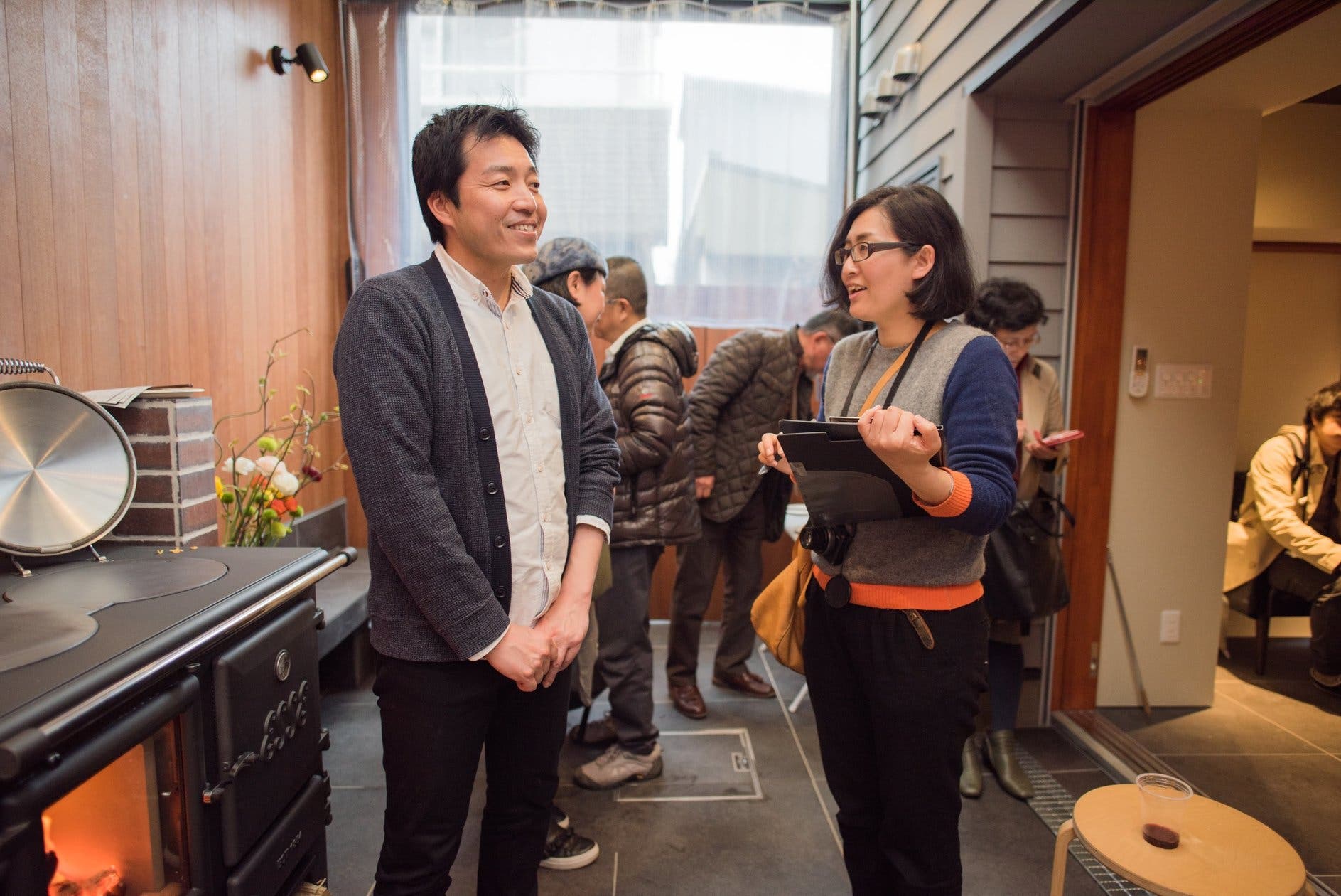 薪ストーブ・キッチン・生ビールサーバー付　ゲストハウスなごのや別館ラウンジの写真18