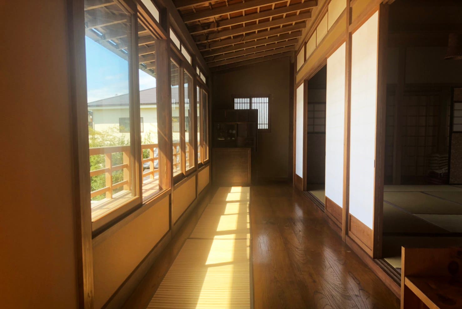 緑を眺める畳の貸スペース：和室八畳二間・海まで徒歩10分の写真13