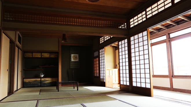 緑を眺める畳の貸スペース:和室八畳二間・海まで徒歩10分の写真10