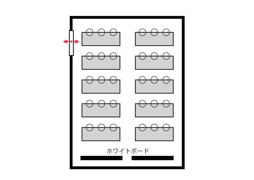 【大阪駅前徒歩４分】６３E　研修・セミナー、説明会にぴったりのお部屋です！　の写真4