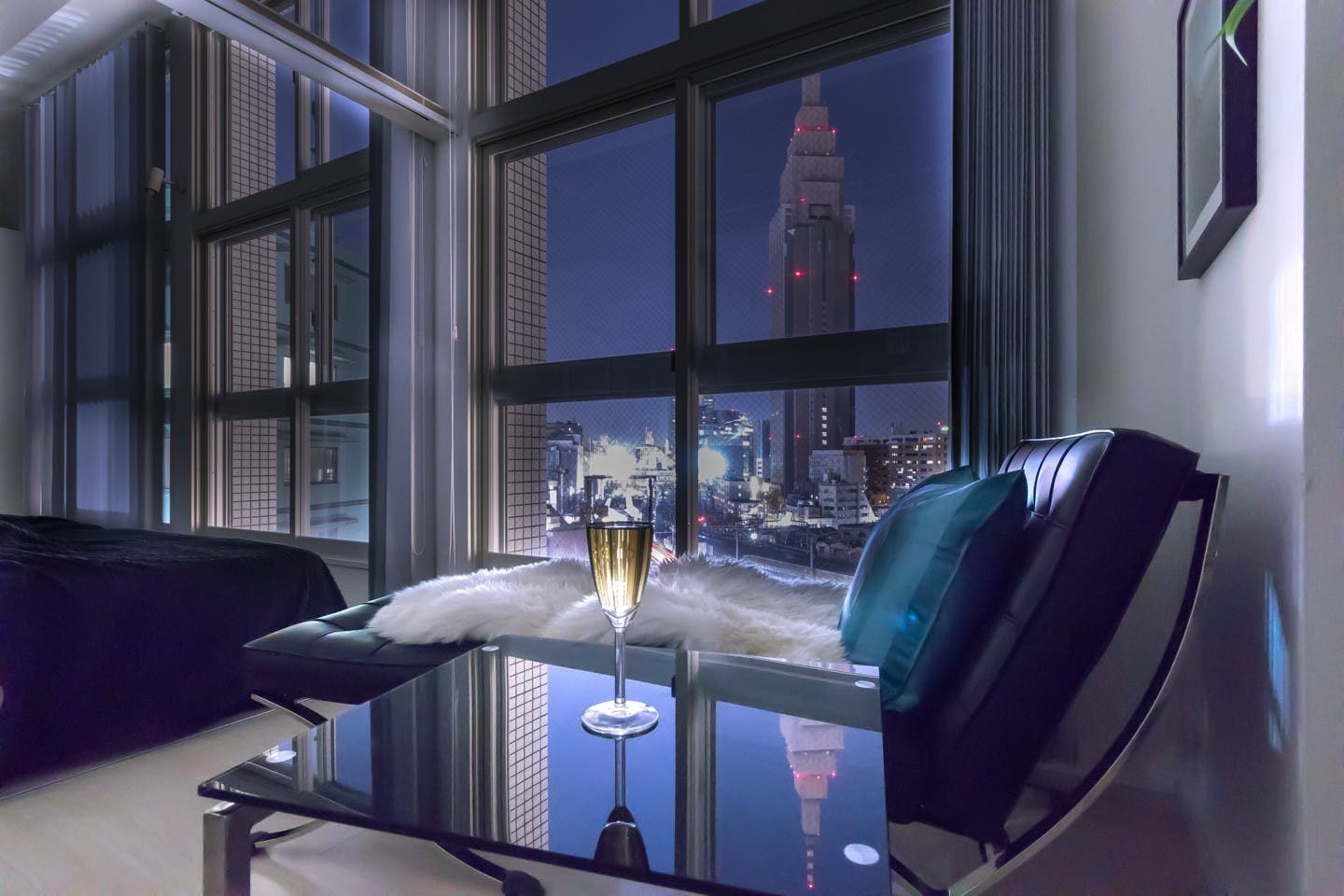 Ｓ１．［天高4m・都会の夜景］新宿の眺望を独占できるハウススタジオの写真13