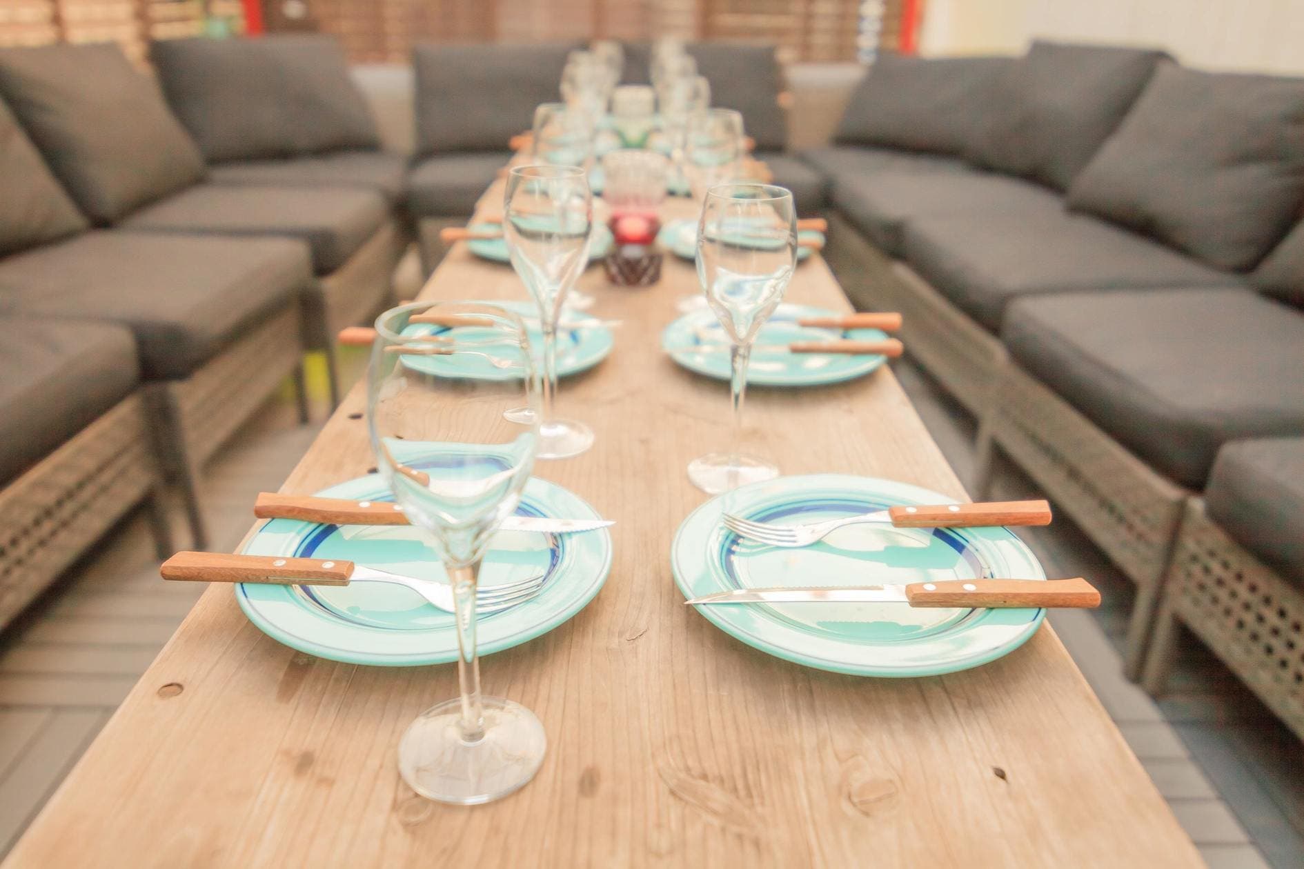 ＜屋上テラス＆店内スペース＞六本木の街並み一望出来るロケーション！BBQ・女子会・花見（夜桜）・会議利用などに！の写真6