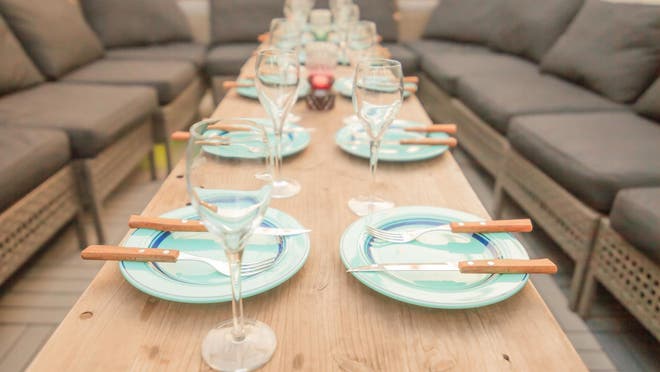 <屋上テラス&店内スペース>六本木の街並み一望出来るロケーション!BBQ・女子会・花見(夜桜)・会議利用などに!の写真6