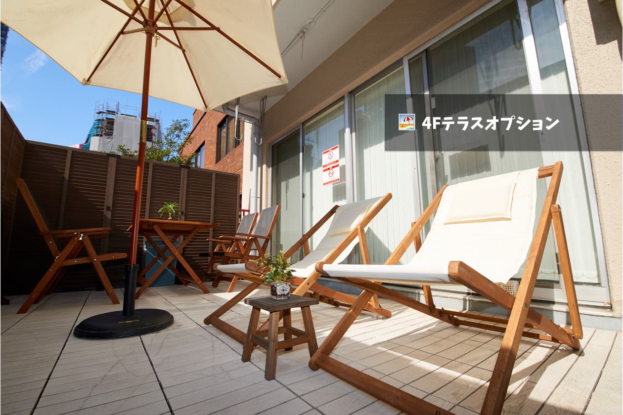 🏖屋上テラスオプション （ 08〜20時迄 のみ利用可）約35㎡ ※学生団体不可の画像1