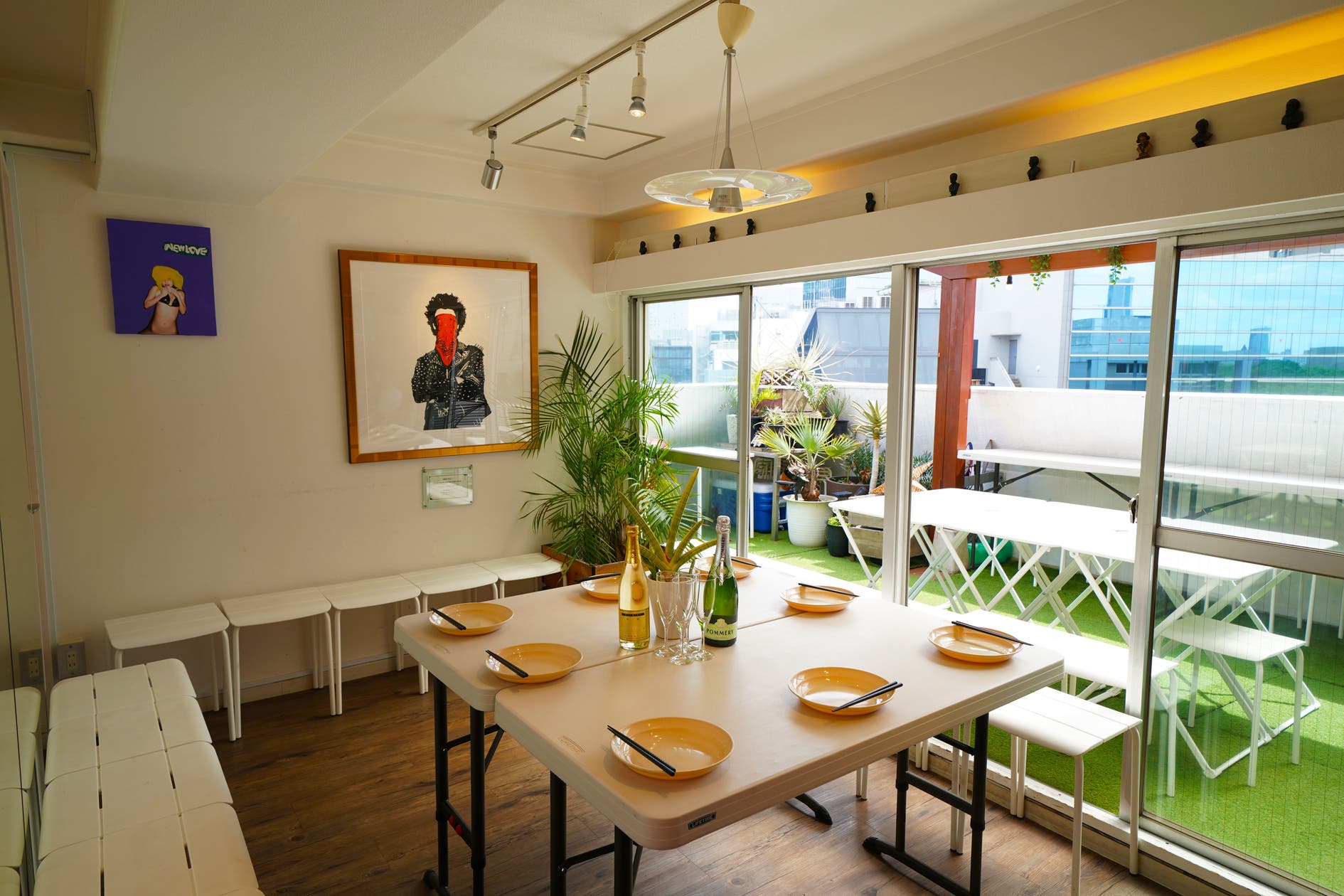 T【渋谷、原宿徒歩６分】ルーフトップ！大人気！BBQ！グランピング！換気！✨ルーフトップ/パーティー/誕生会の写真16