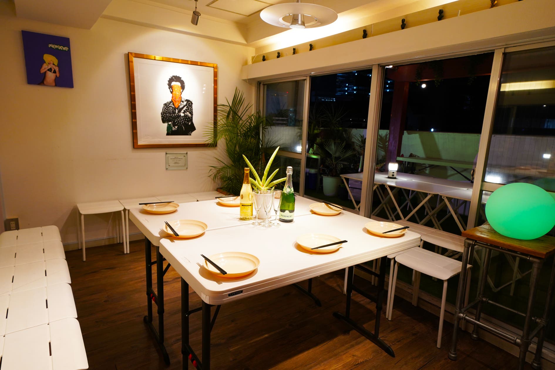 T【渋谷、原宿徒歩６分】ルーフトップ！大人気！BBQ！グランピング！換気！✨ルーフトップ/パーティー/誕生会の写真10