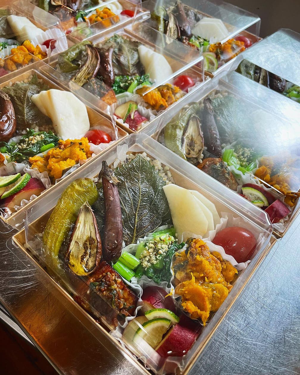 ケータリング：自然栽培野菜のヴィーガン弁当（テイクアウトOK）の画像1