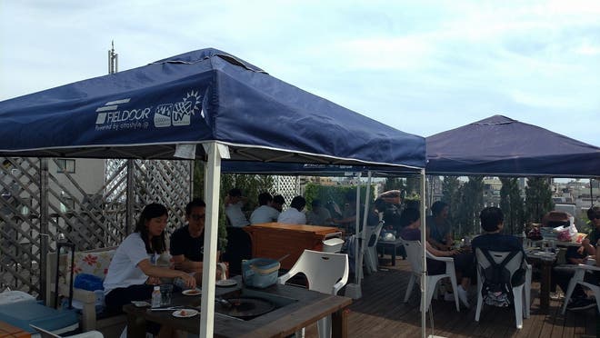 【ハコスBBQガーデン/B席】 富士山が見渡せるビル最上階でアーバンバーベキュー:設備は全てセット!食材持ち込みだけでOKの写真5