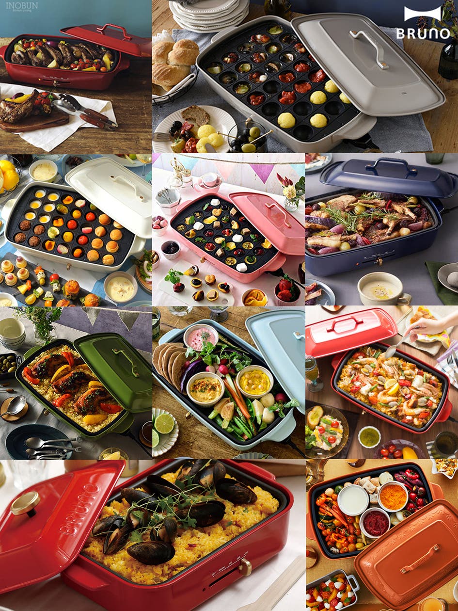 インドアBBQ＜BRUNO＞ホットプレート&たこ焼き器の画像1