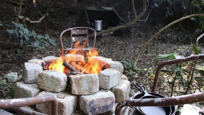 【鎌倉・極楽寺】星がまたたくヒルトップでブッシュクラフト&キャンプの写真4