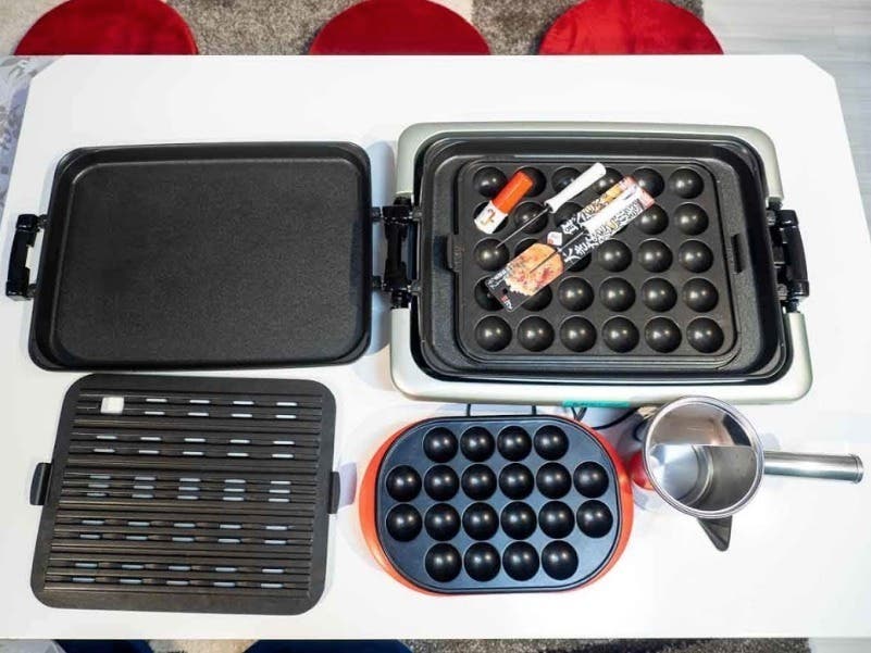 ホットプレート（たこ焼き器付き）の画像1