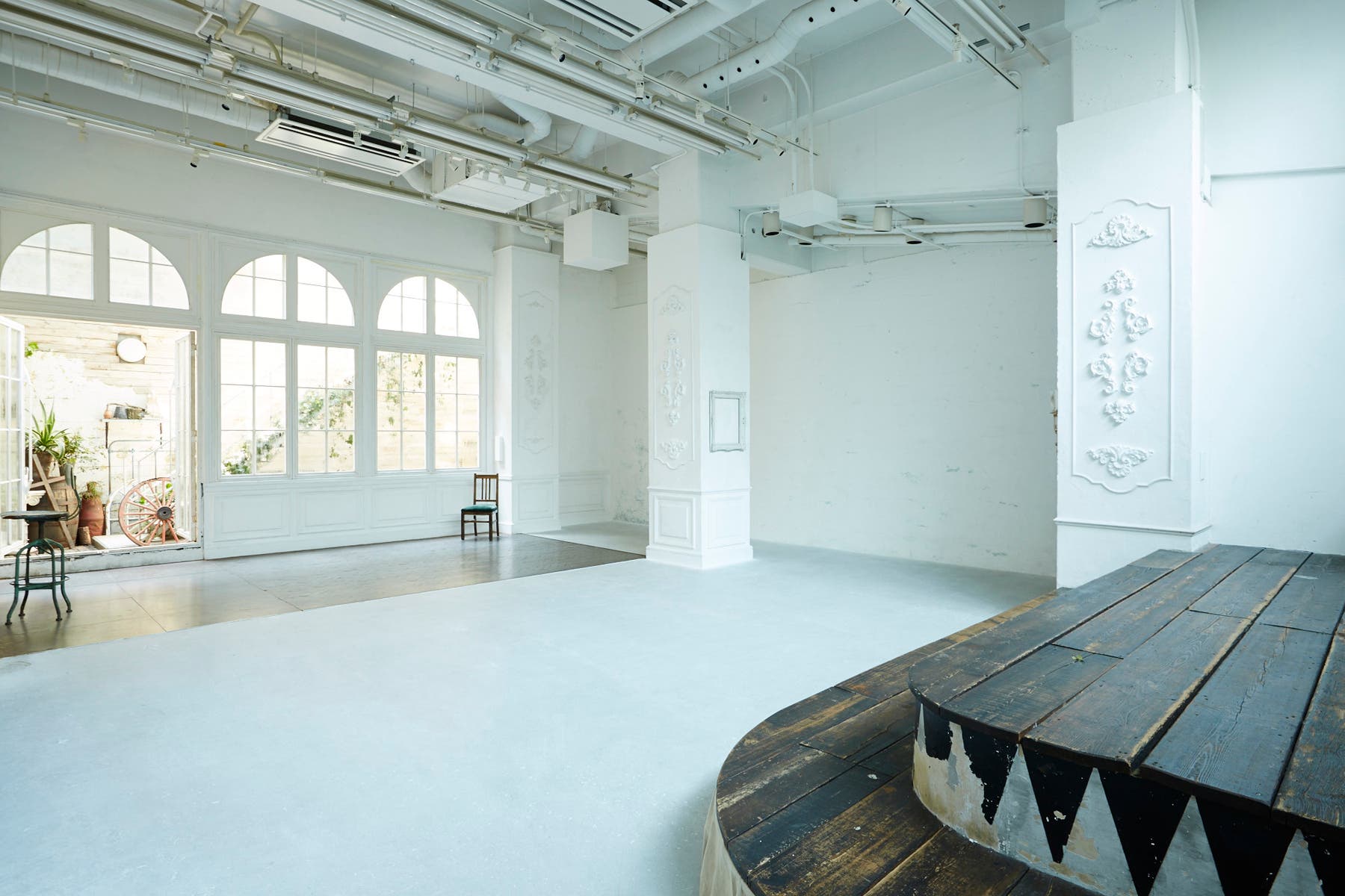 【Le CAVE STUDIO】総面積120㎡、天井高5.5m。シャビーシックな都内洋風ハウススタジオの写真10