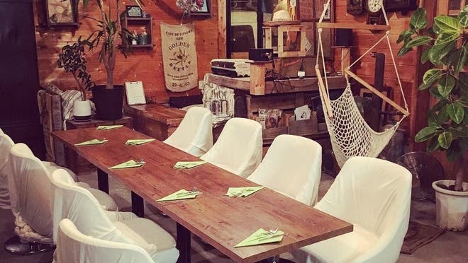 ハンモックがある古民家カフェ! 会議利用はもちろん!ピザ焼き、バーベキューも出来ちゃう!の写真1