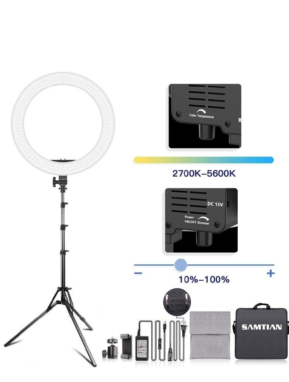 高さ調整可能リングライトの画像2