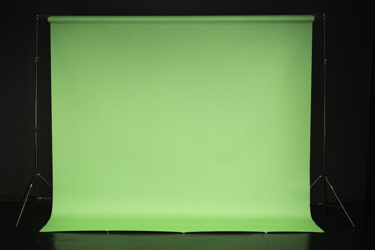 背景紙(2.7ⅿ幅)　クロマキー緑の画像1