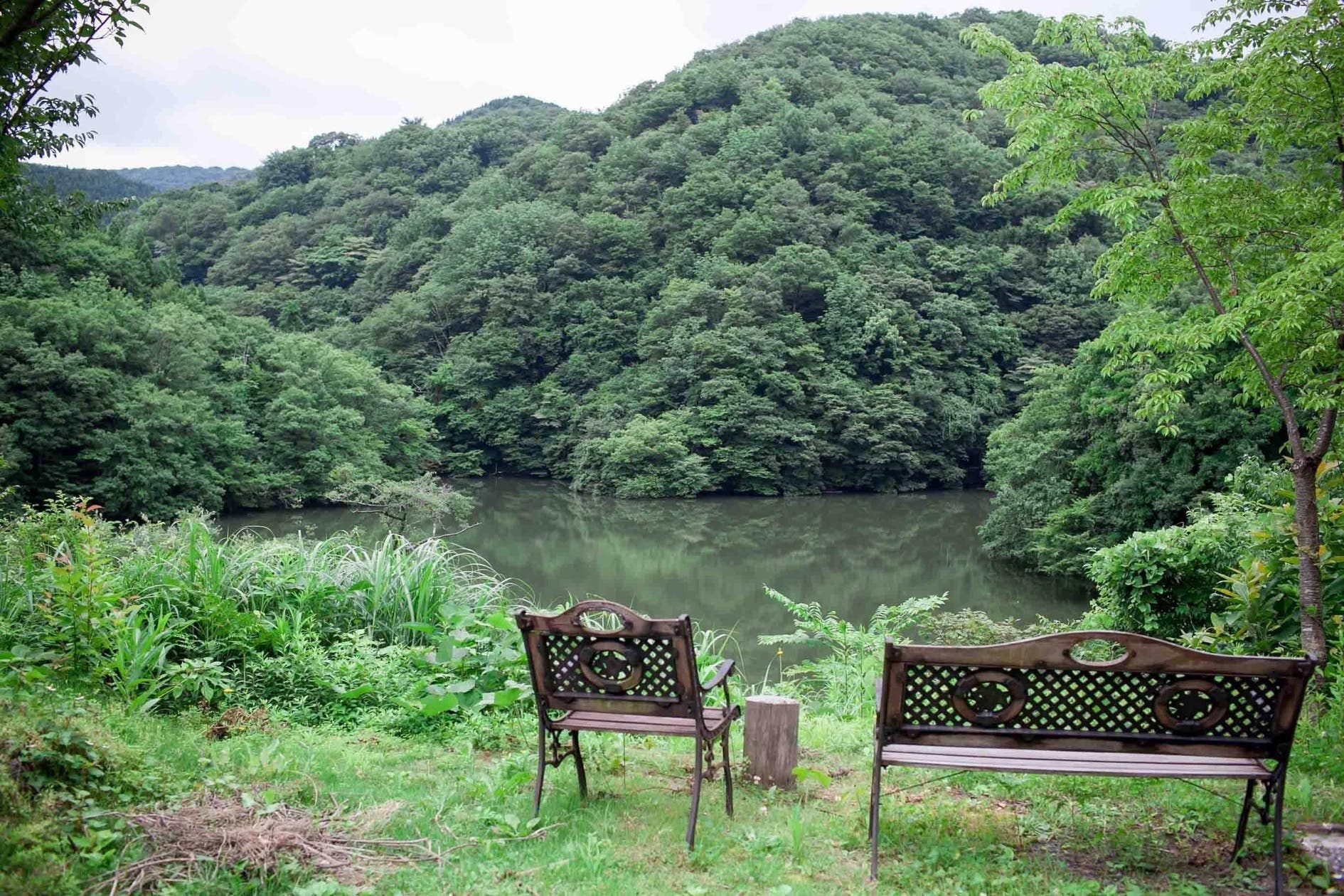 kaso空間　上山ログハウス　神秘的なダム湖を望む、プライベートスペース！イベントやCM・映画等の撮影にピッタリ！！の写真14