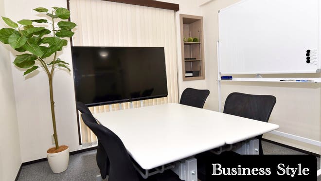 〈エキチカ会議室モノトーン〉名駅徒歩2分/落ち着いた空間/大型モニタ/WIFI無料/14名収容の写真5