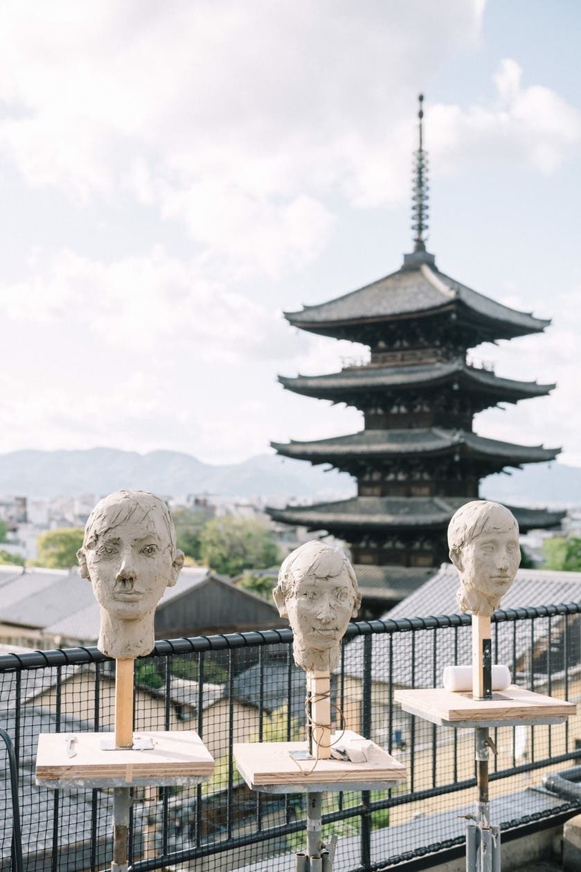 観光地の中心に位置するRC造リノベホテル(RC HOTEL京都八坂）の屋上スペースの写真6