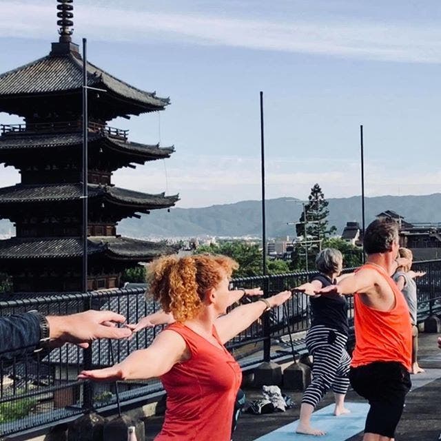 観光地の中心に位置するRC造リノベホテル(RC HOTEL京都八坂）の屋上スペースの写真11