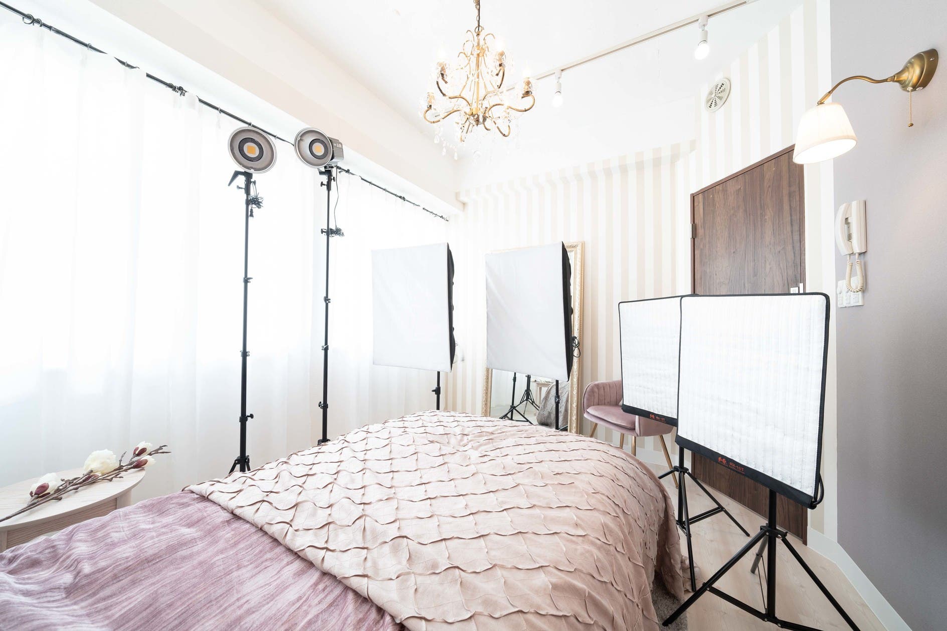 【apps Ast】清潔で可愛く上品な大人ガーリー調、本格ベッド撮影向きで使いやすさ◎最高内装空間！の写真11