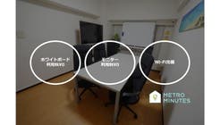 ✨平日640円✨<ナギサ会議室>リモート・テレワークに最適★換気可★新大阪駅1分★Wi-Fi/大型TVの写真2