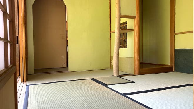 【長野・松本】住宅街の森の中にあるお茶室 ふちあん村 無料駐車場の写真4