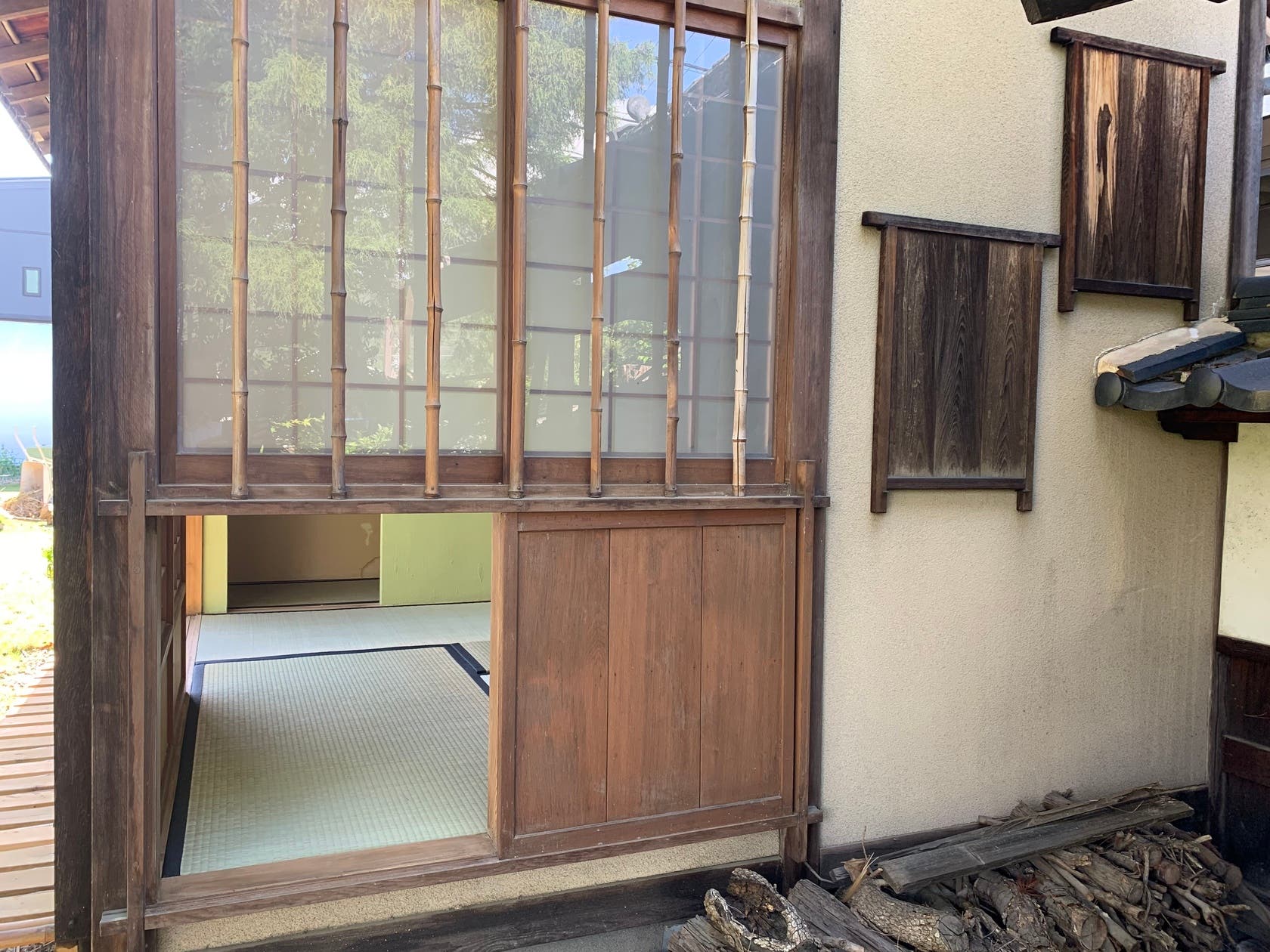 【長野・松本】住宅街の森の中にあるお茶室　ふちあん村　無料駐車場の写真5