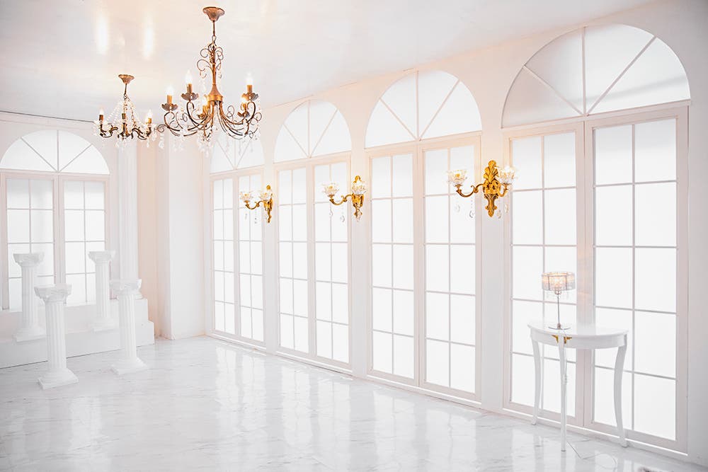 蒲田撮影スタジオ「スタジオカプラ」Aスタジオ　自然光・エレガンス調・姫ベッド　教室セットの写真7