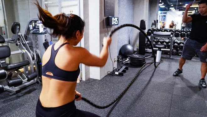 プライベート感満載!!高級感あふれるトレーニングジムの写真2