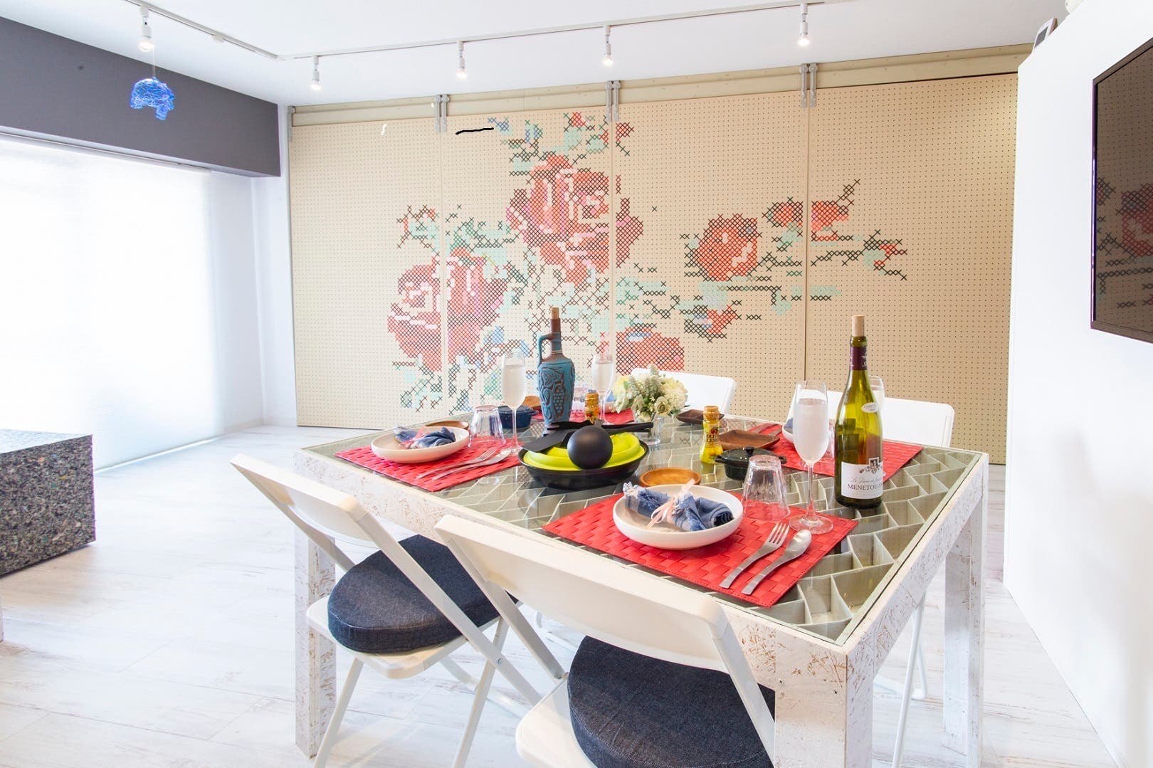 新宿/大久保🌸55インチ大型テレビ/忘年会/配信/作業/カードゲーム/ミシン　ゴミ回収可【プラスペ 東新宿】の写真17