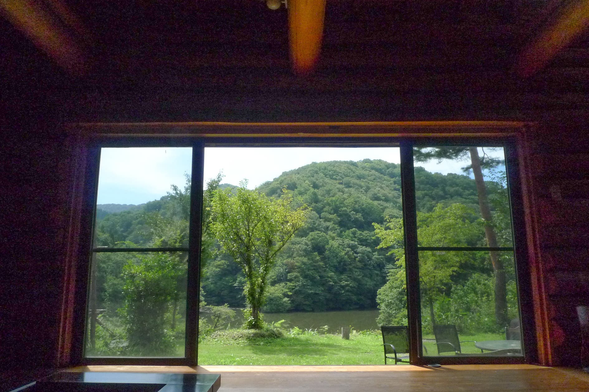 kaso空間　上山ログハウス　神秘的なダム湖を望む、プライベートスペース！イベントやCM・映画等の撮影にピッタリ！！の写真6