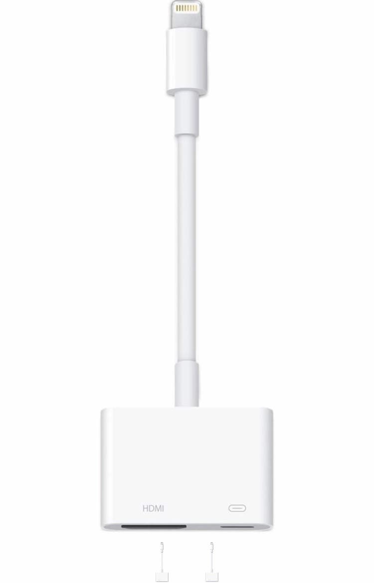 テレビにiPhone等の映像を流すLightning - Digital AVアダプタの画像1